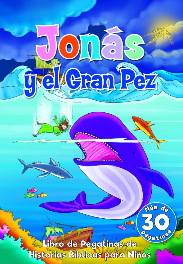 Jónas y el gran pez - libro de pegatinas | Editorial Portavoz